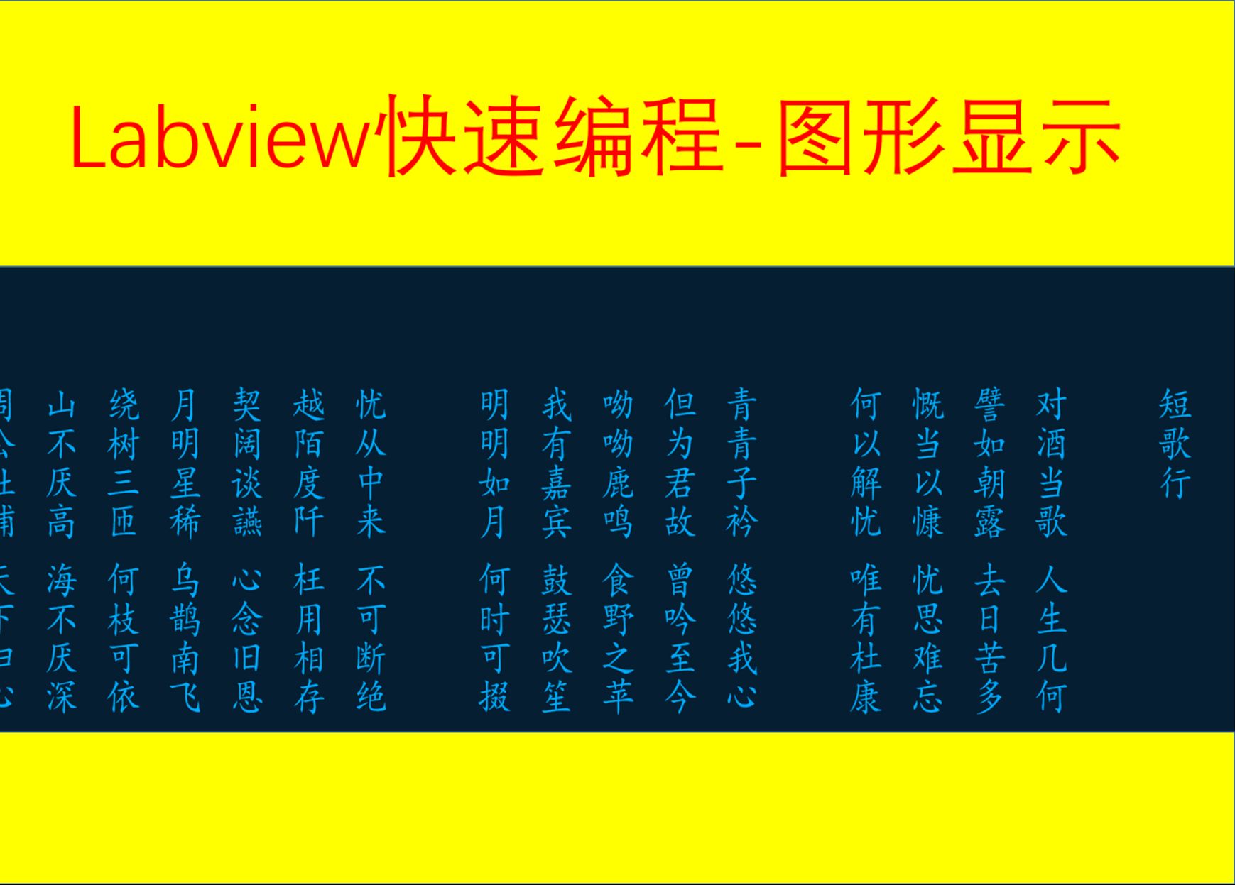 Labview的波形图表、波形图及XY图的应用