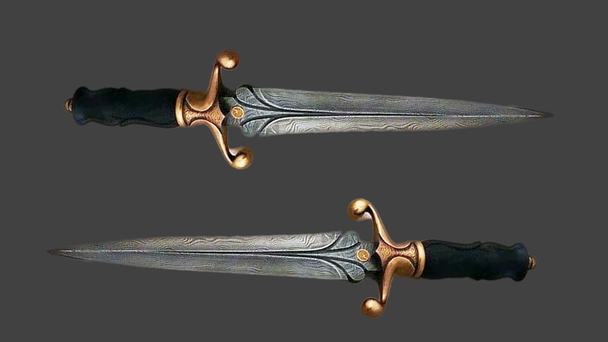 【Maya匕首建模】适合新手学的匕首模型制作,超详细零基础布线技巧...