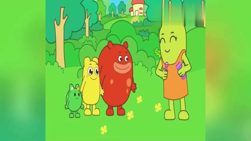 咕力咕力看动画学知识吹泡泡,吹出五颜六色的气泡