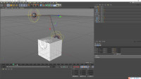 c4d教程球体碰撞正方体第二集