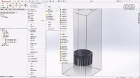 SOLIDWORKS LED散热器分析