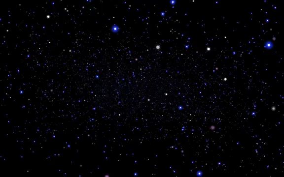 led背景 ▏v30 2k分辨率超唯美浪漫蓝色银河粒子星空星光闪耀太空...
