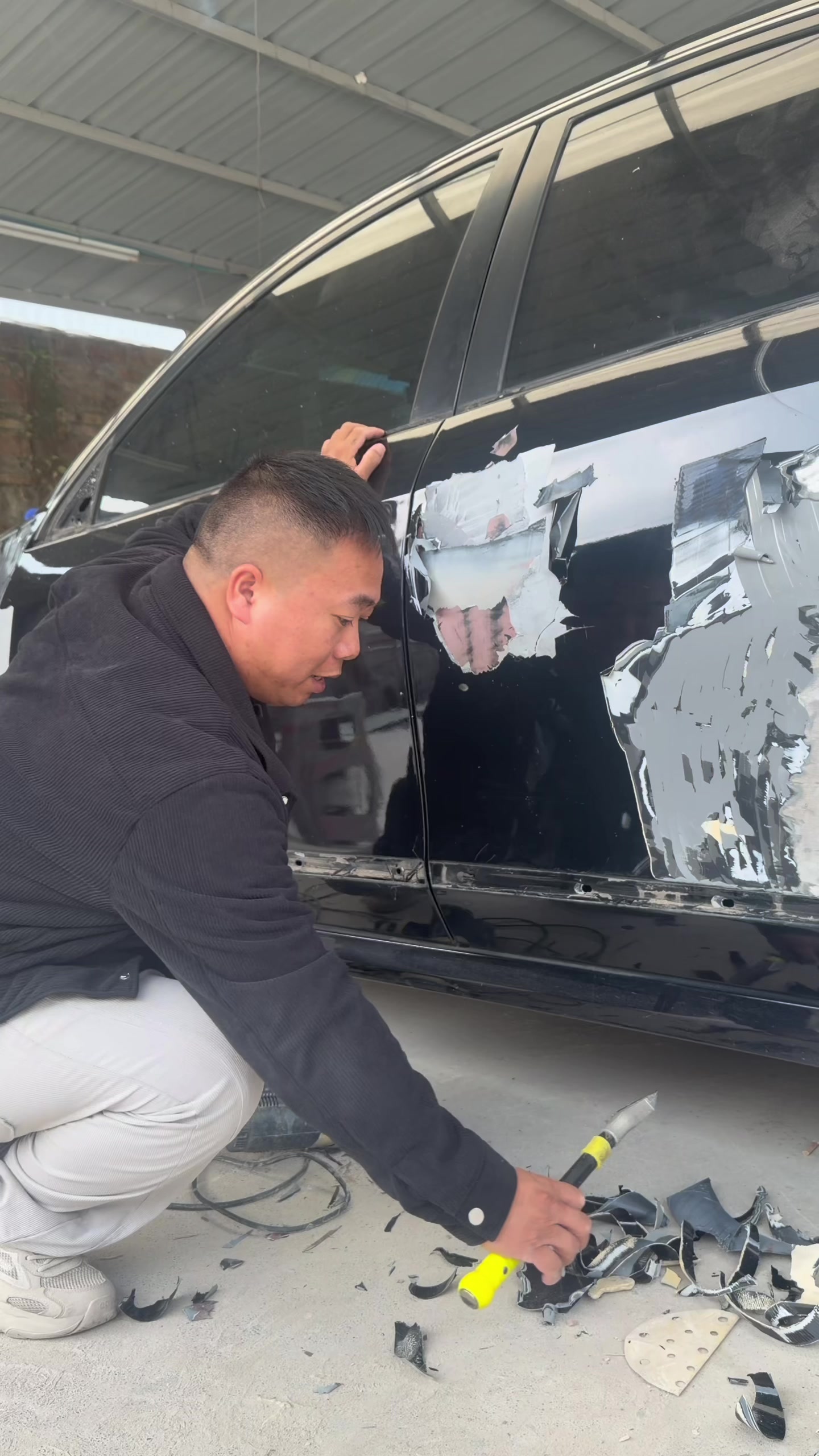 全喷1888#汽车喷漆工艺流程 #钣金喷漆修复 #全车喷漆 #钣金喷漆 #...