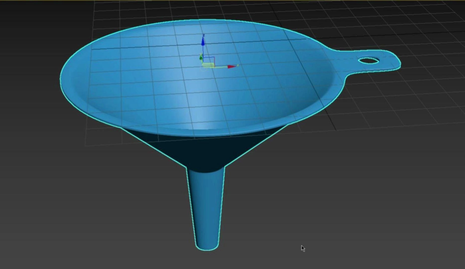 3dmax漏斗建模教程