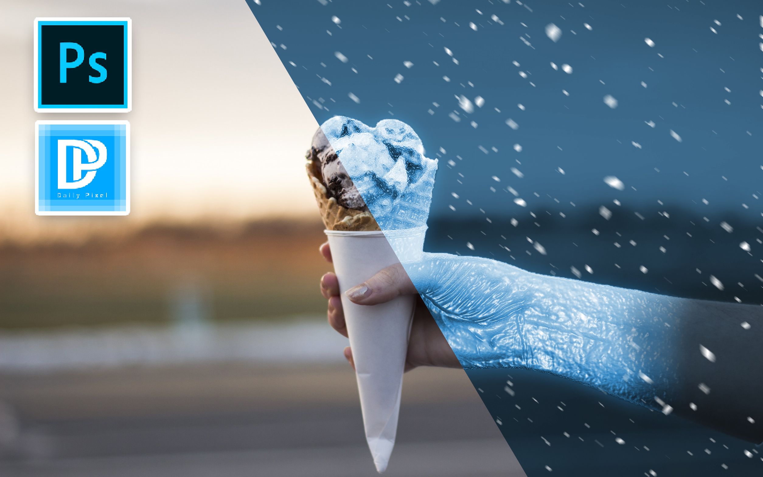 【PS教程】冰霜特效 DailyPixel