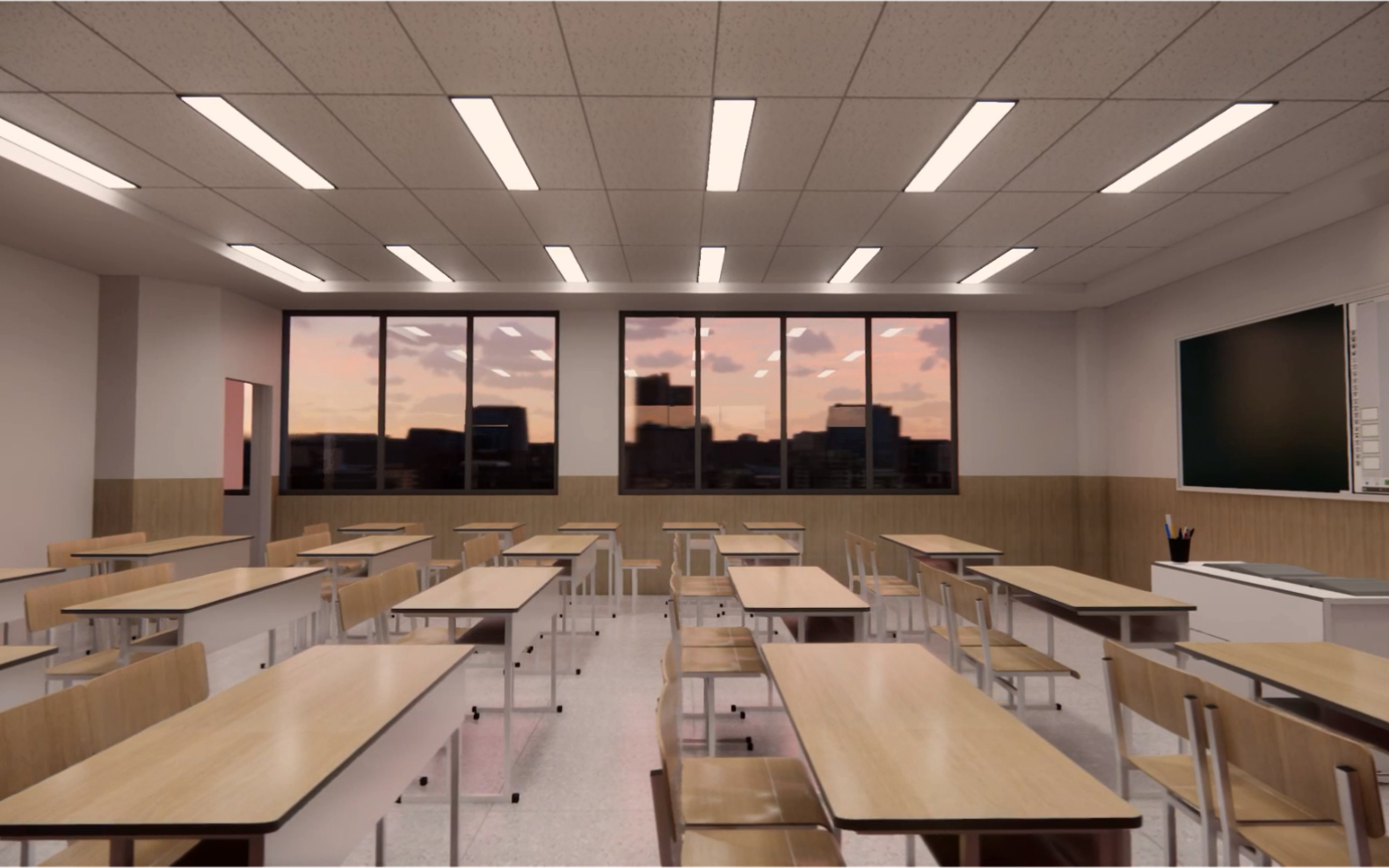 Enscape动画漫游渲染——梦醒时分