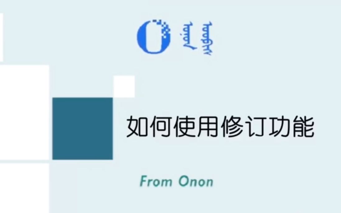 如何使用修订功能