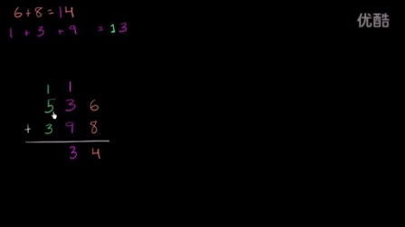 【美国数学课程】 算术 1G 3位数加法 进位 Carrying when adding ...