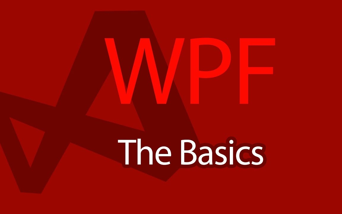 【英语中字】WPF从入门到上手UI教程