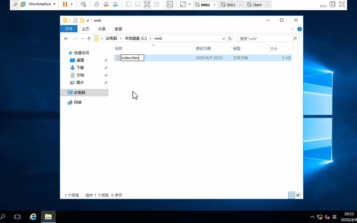 13-3 DNS与测试网站准备