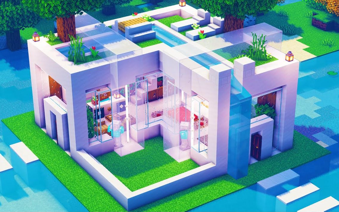 【Minecraft Today】我的世界:如何建造一个简单的现代房子