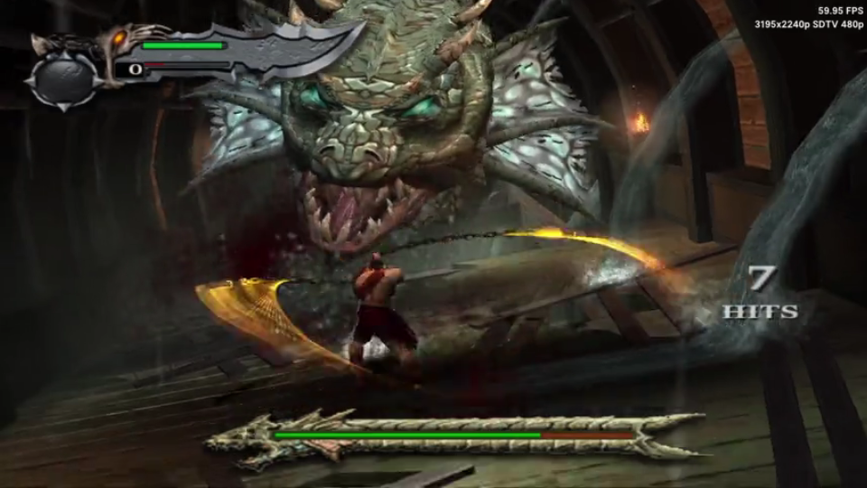 Xbox独立以太模拟器运行PS2战神1中文版