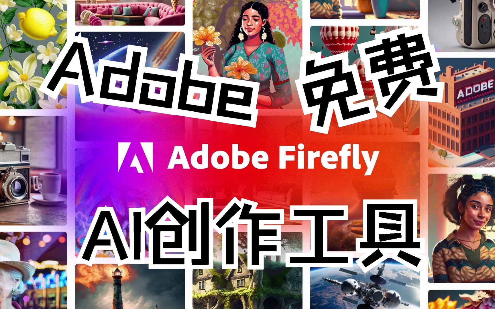 你还在用PS吗?Adobe 全新免费网页版AI创作工具将改变一切!