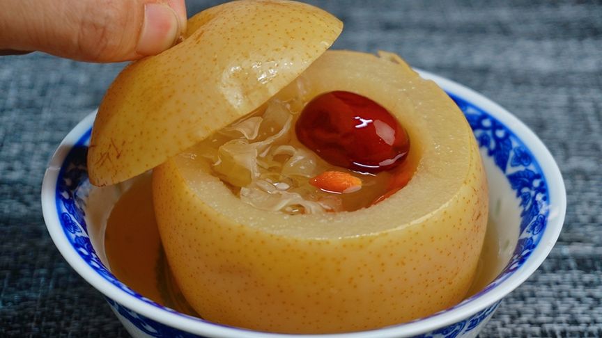 冰糖雪梨最正确的做法,挑食孩子也爱喝,越喝身体越好,一看就会