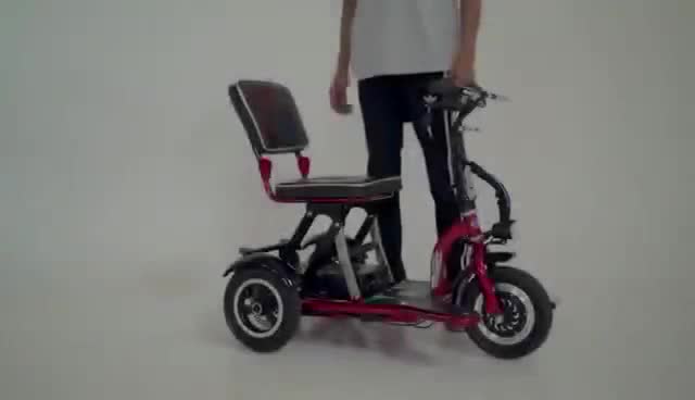 专利,首款,可折叠便携超轻,可放后备箱的电动三轮