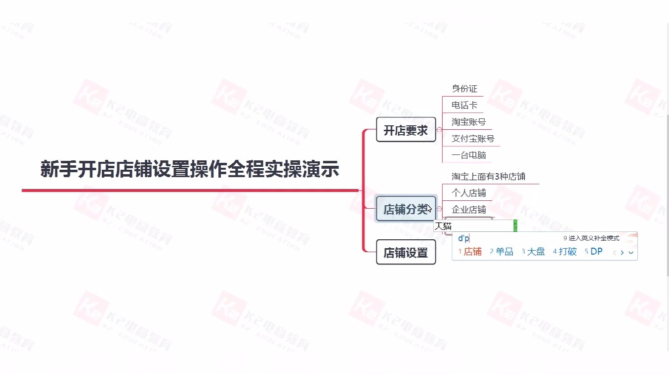 新手开店店铺设置操作全程实操演示