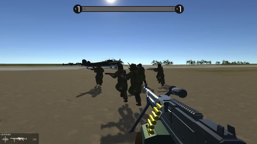 战地模拟器:敌人的这是什么武器,连战列舰都能击沉