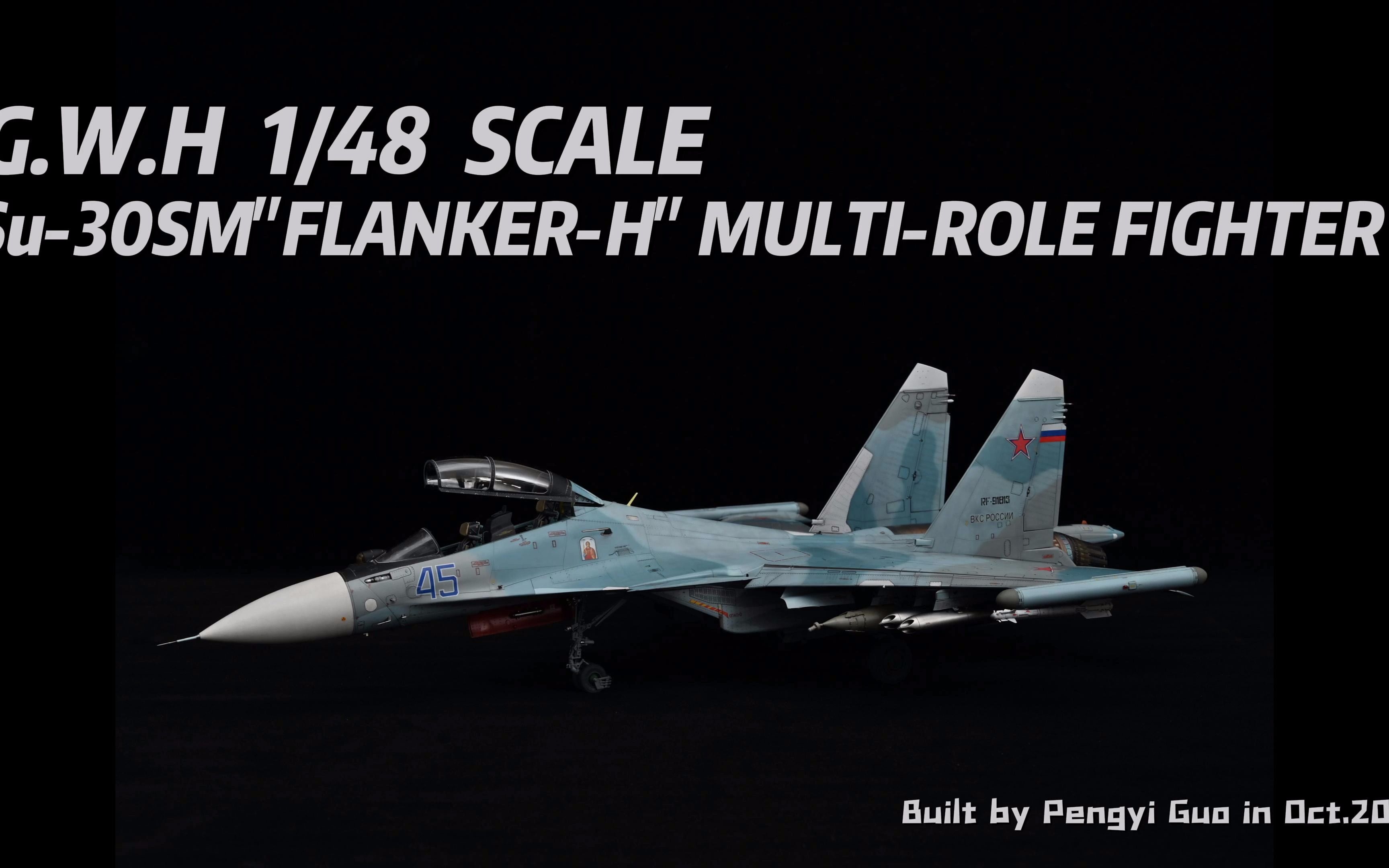 【长城模型】Su-30SM 1/48【一个月的战争 参赛作品】