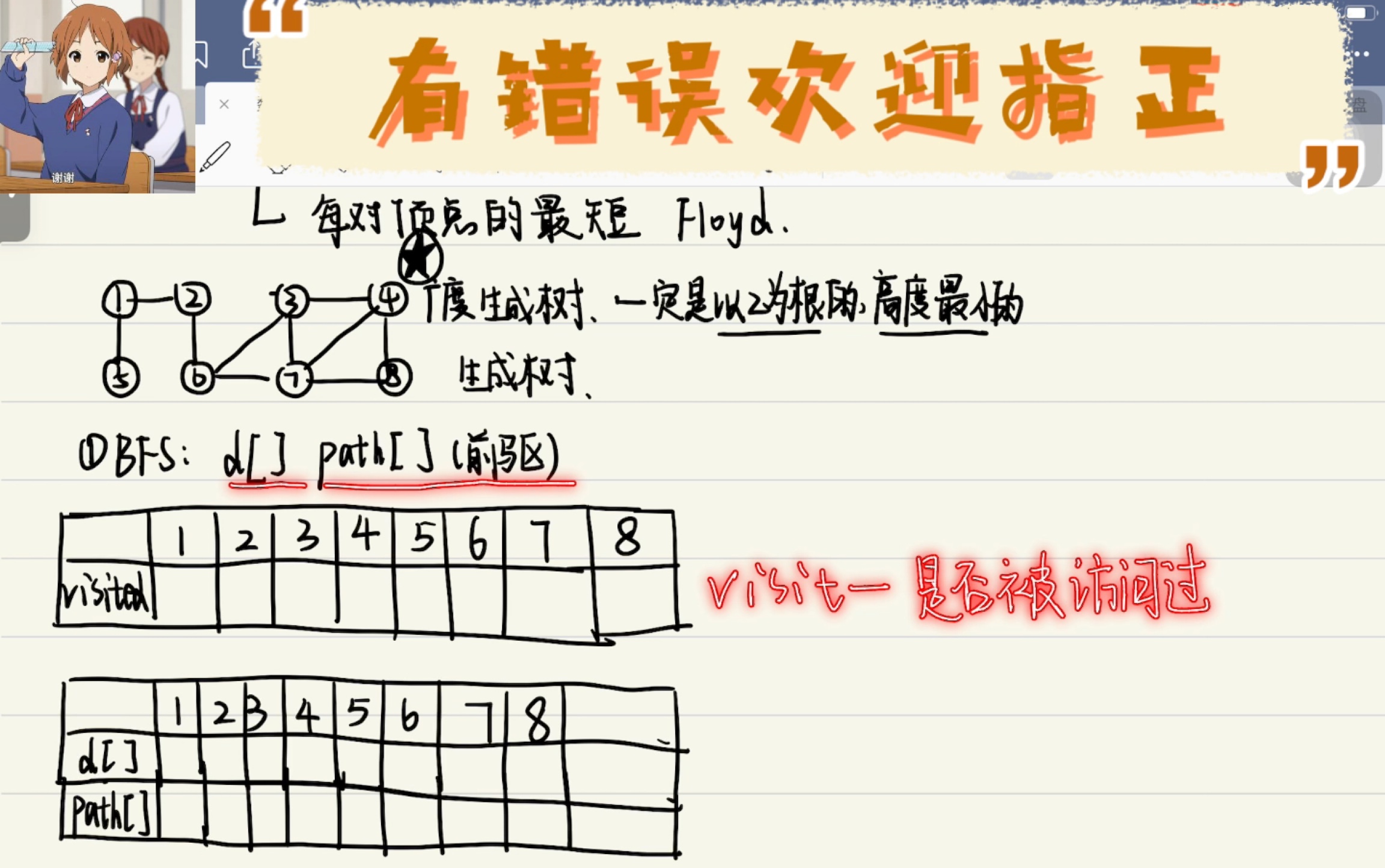 【图】最短路径之BFS单源路径算法