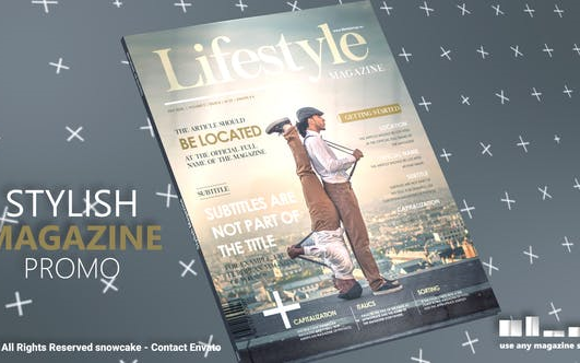 AE模板-书籍介绍视频杂志介绍视频书籍封面设计视频