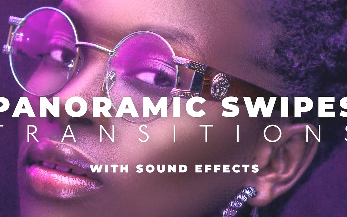 AE模板-32套画面像素360度旋转滑动转场过渡模板