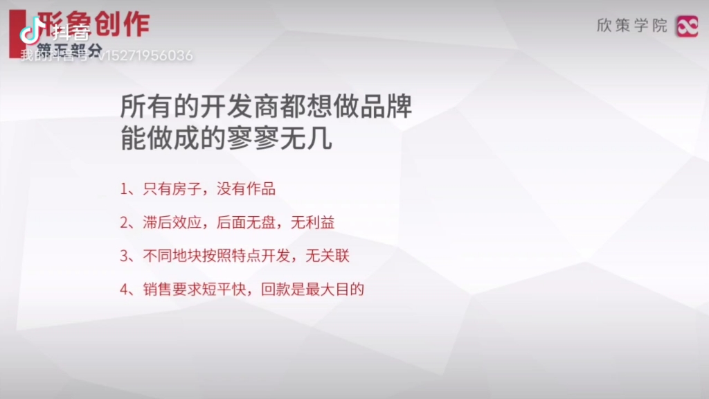 房地产策划培训课程