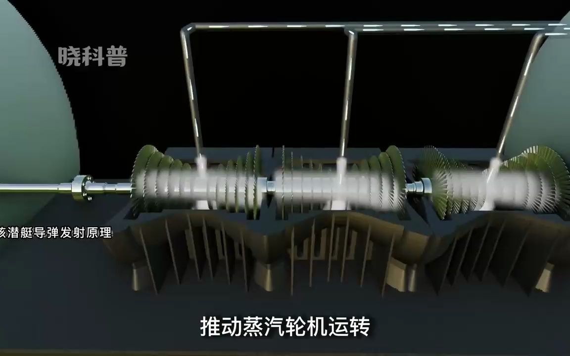 核潜艇导弹湿式发射的工作原理,3D高清动画演示详细过程