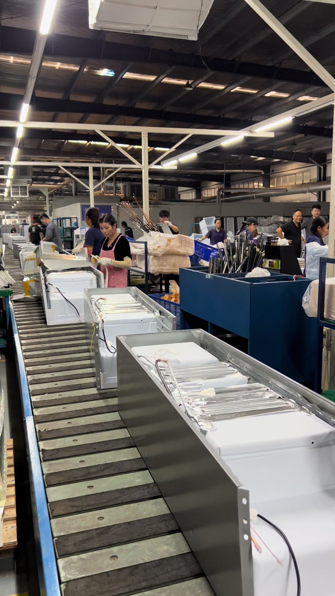 上期冰柜生产全过程火爆全网 冰箱生产全过程有想看的没有?#冰箱 #...