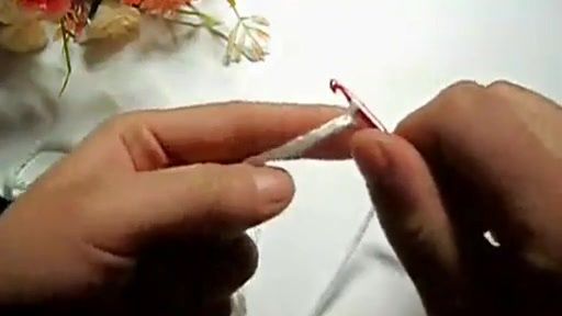 钩针钩毛衣教学 宝宝大V领条纹开衫(1)
