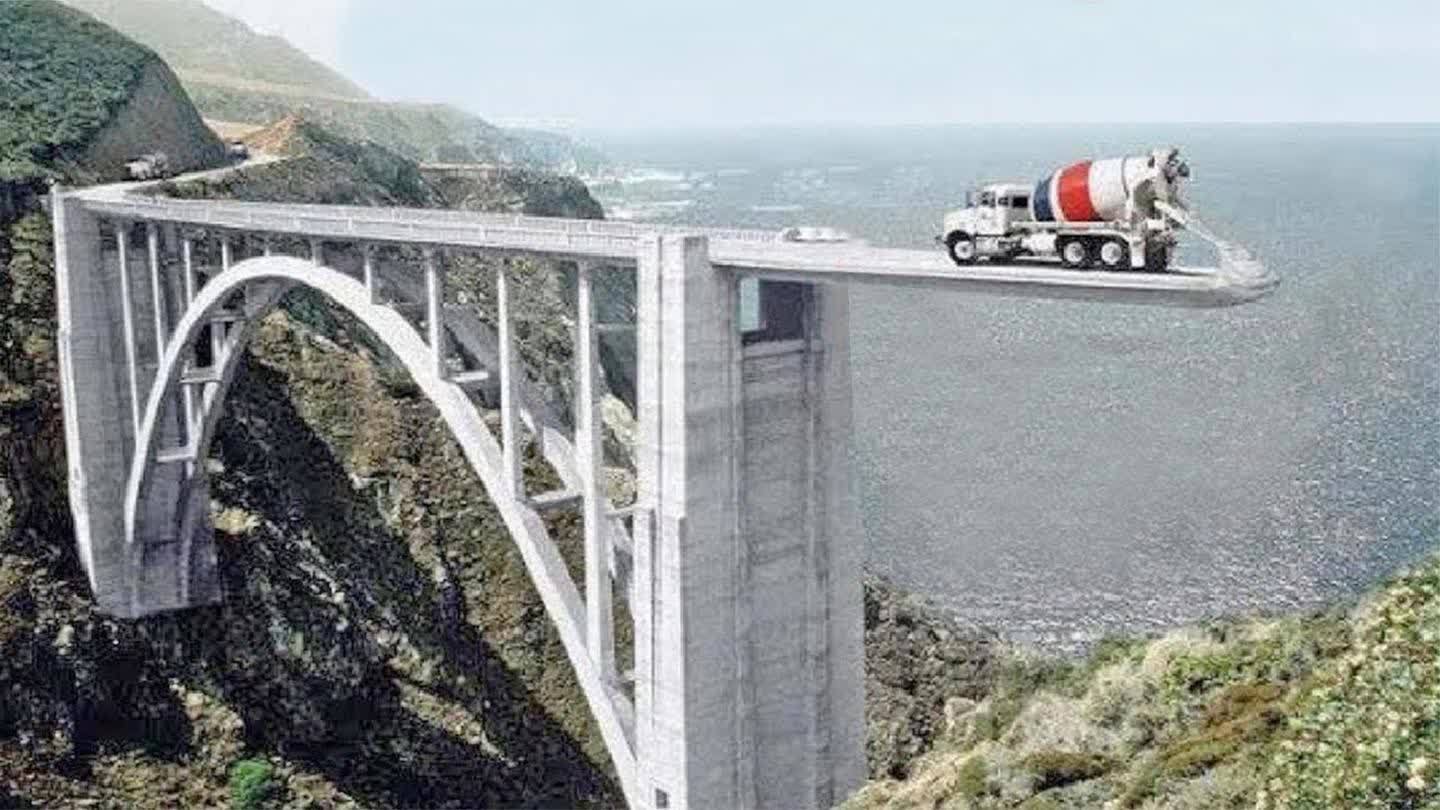 令人震撼的桥梁施工过程!工程造价百亿,简直就是基建.