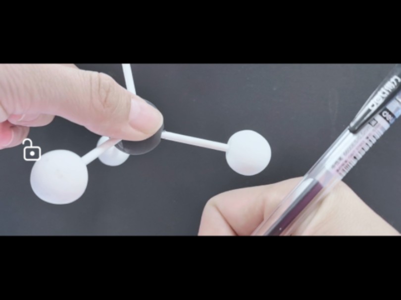 高中化学实验——搭建球棍模型认识有机物结构特点