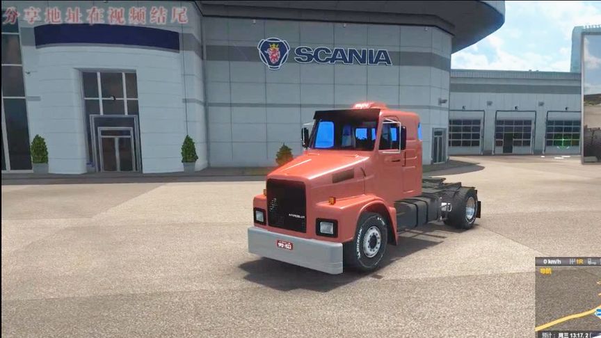 欧洲卡车模拟2MOD分享,Volvo的N10长车头,老爷车还是很漂亮