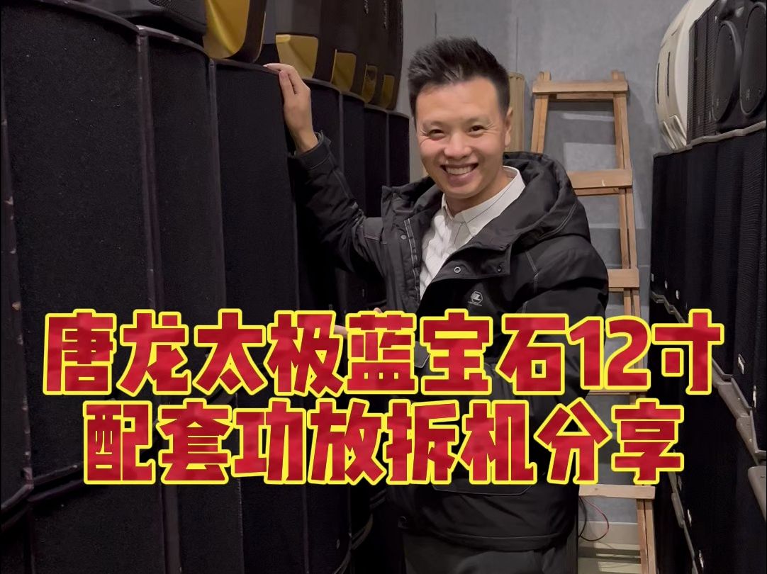 唐龙太极蓝宝石12寸和配套功放拆机分享