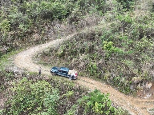 皮卡车被我开坏了3辆,这条路没人愿意来,四驱变两驱上不去