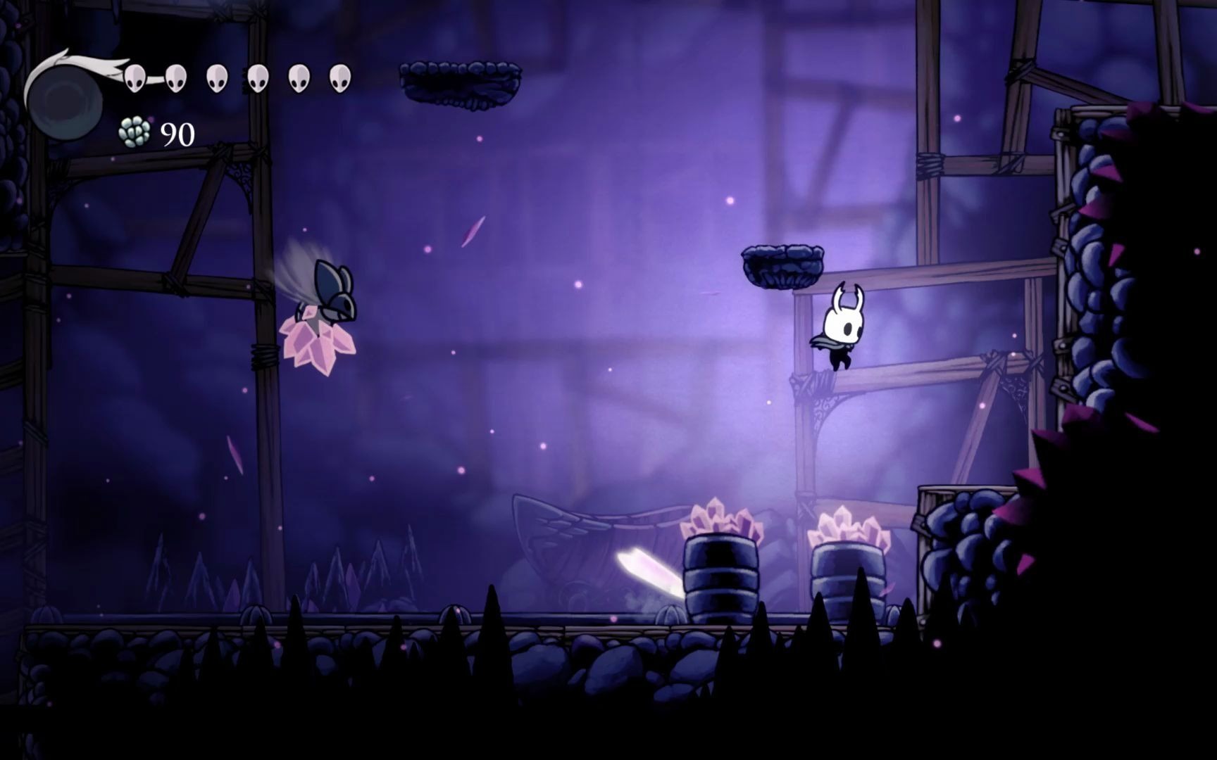 空洞骑士 水晶山峰 如何获取黑暗降临1_单机游戏热门视频