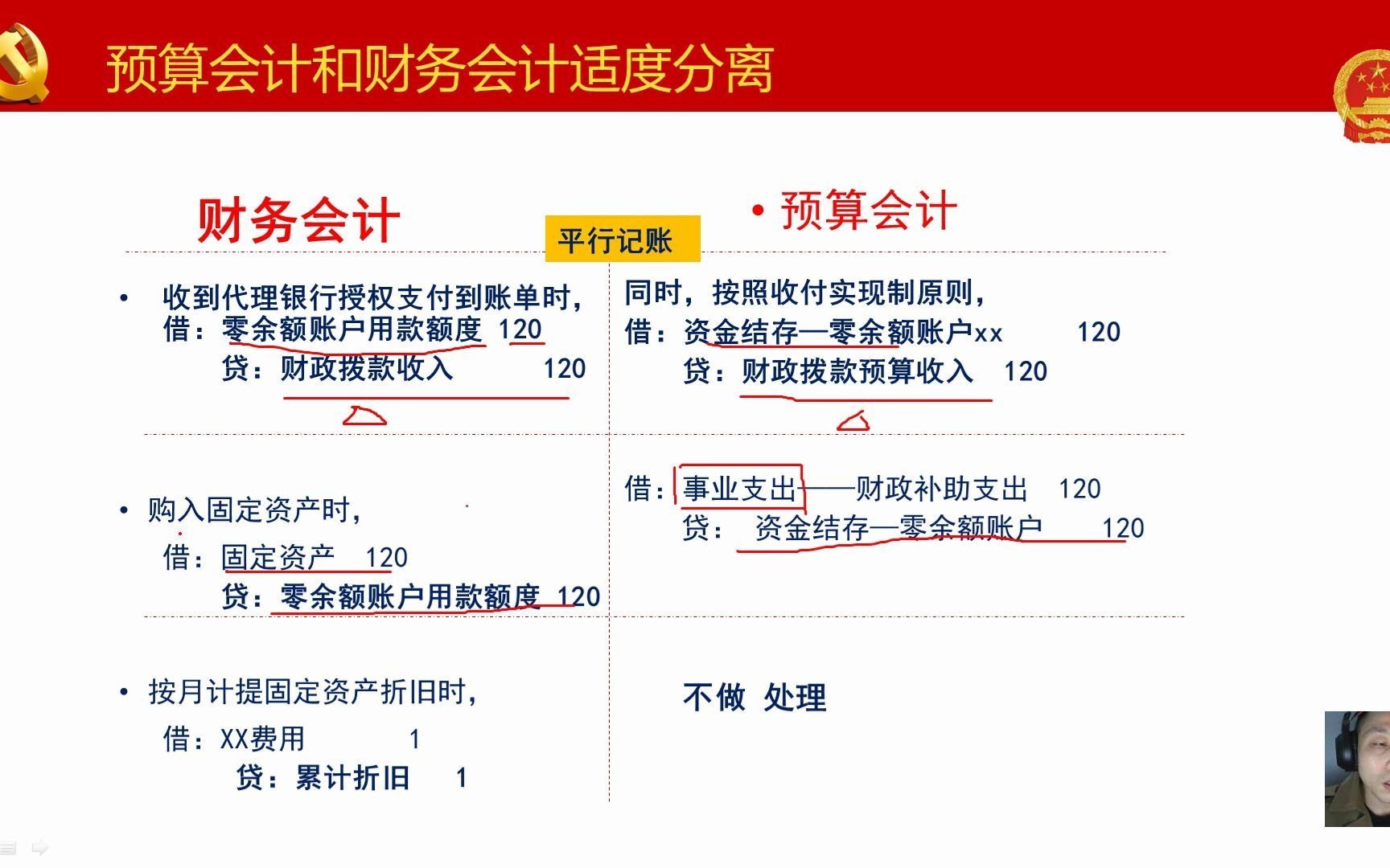 必看!一节课告诉你政府会计制度平行记账是怎么回事!