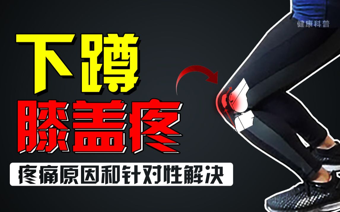 【下蹲膝盖疼】浅蹲、深蹲、蹲坑,膝关节不同角度疼痛,几招教你康复...
