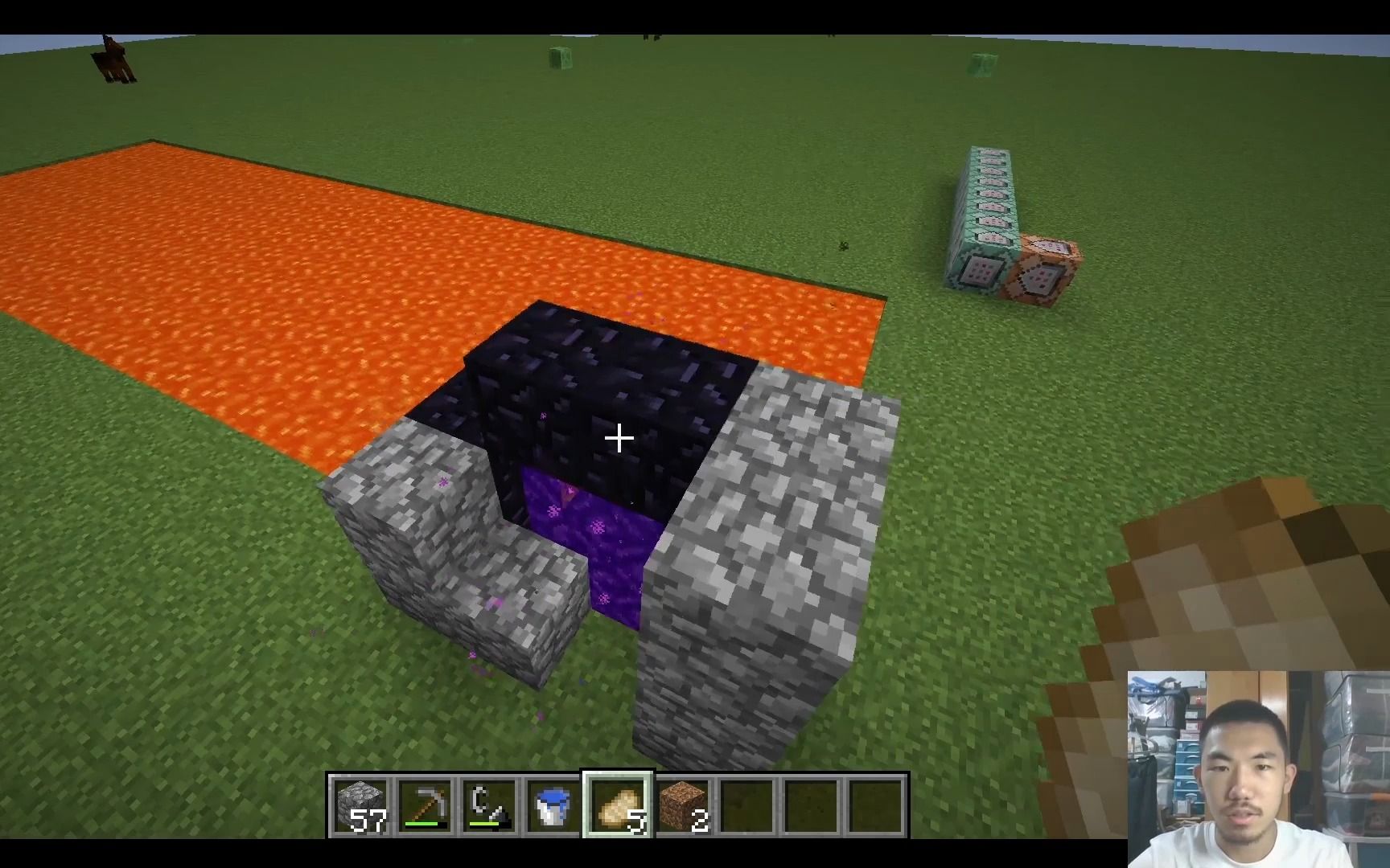 我的世界1.12速通练习 地狱门浇筑法 33分钟进地狱