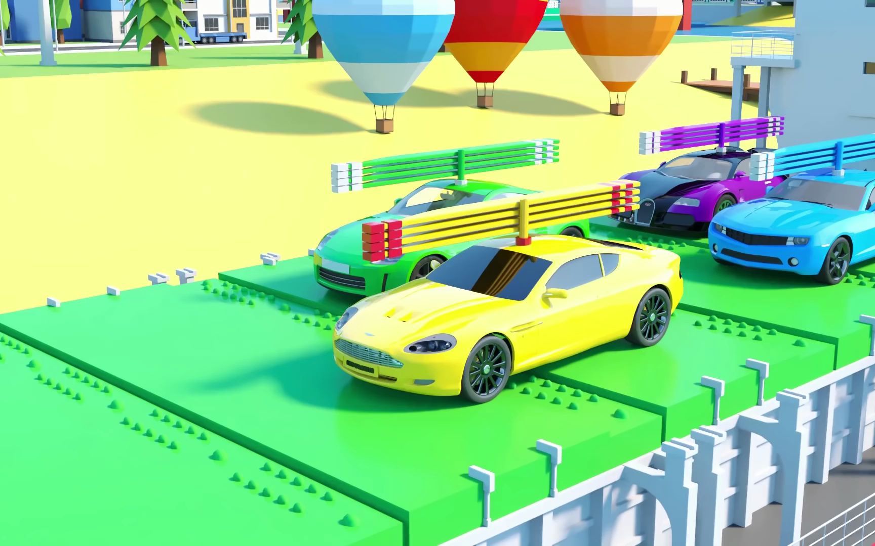 儿童益智早教视频,超级跑车变成了直升飞机