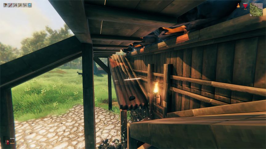 【4k】[Valheim]英灵神殿一看就会的木炭传送带