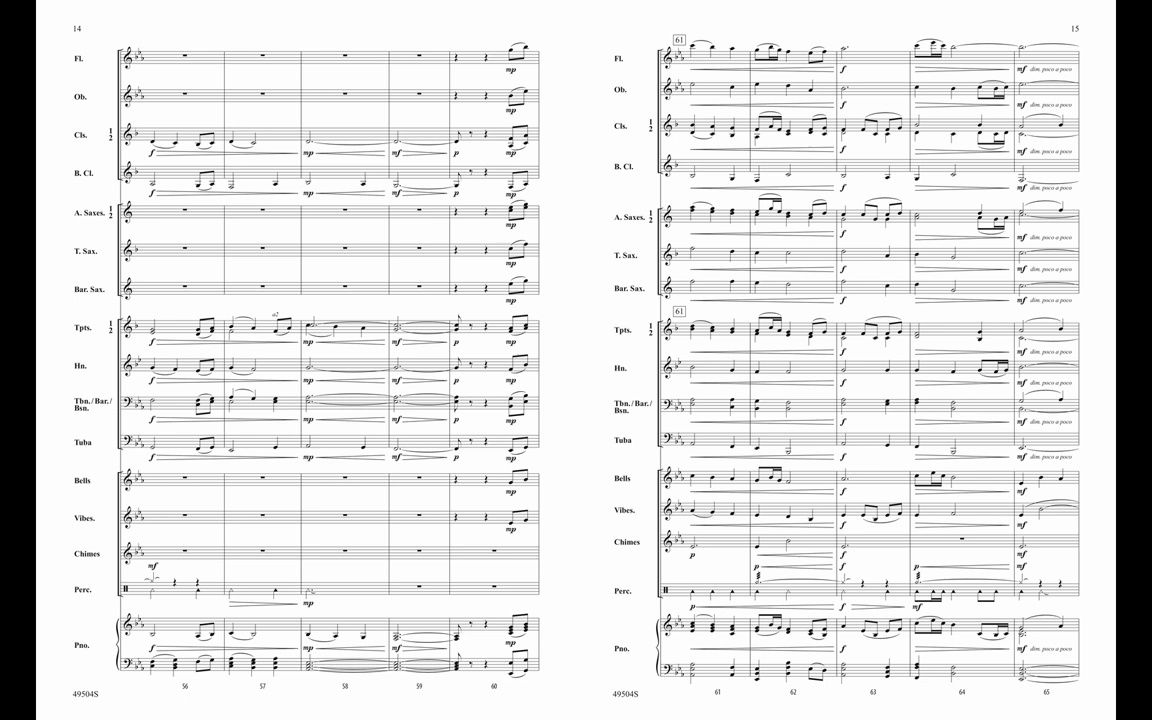 【管乐团】樱桃树 / The Cherry Tree / 1.5级 / 00-49504