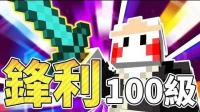 【我的世界】锋利100级的剑能一击斩杀终界龙吗? 「突破附魔限制」