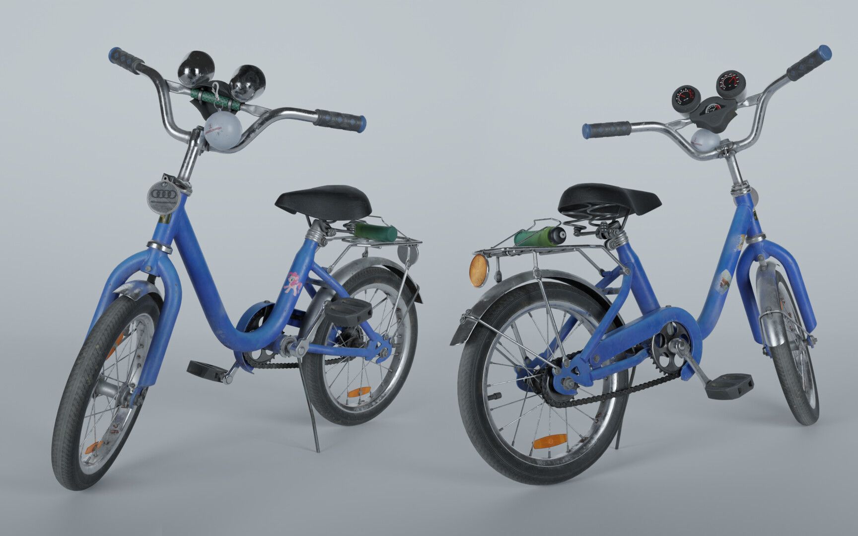 3Dmax建模练习—— 复古自行车模型制作教程