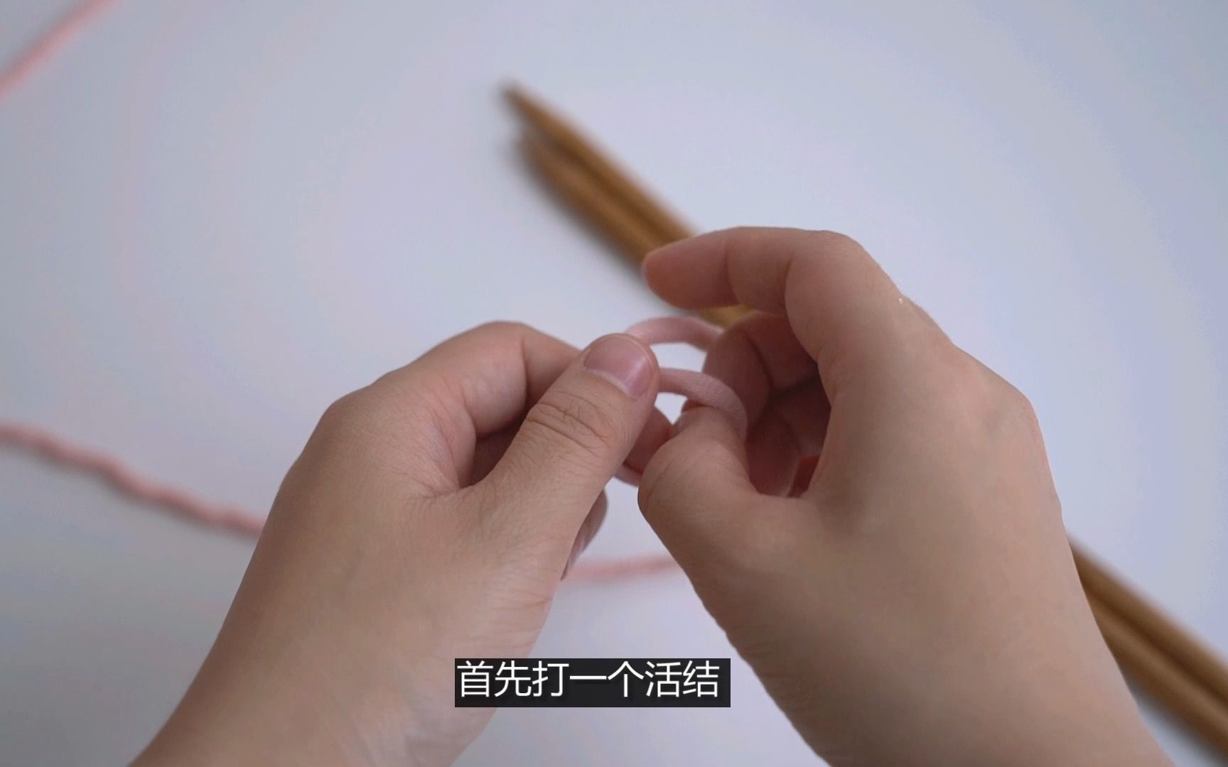 起针方法7|新手棒针编织教程棒针起针方法——交替式缆绳起针法