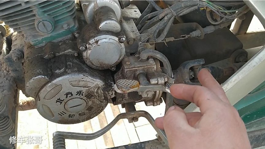 摩托三轮车不能正常行走,到底是发动机故障还是后桥问题?