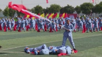 团体表演《不忘初心》蒲城中学蒲城县第八届中小学田径运动会开幕式...
