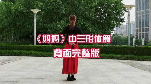 2022最流行广场舞妈妈中三形体舞背面完整版简单易学的舞
