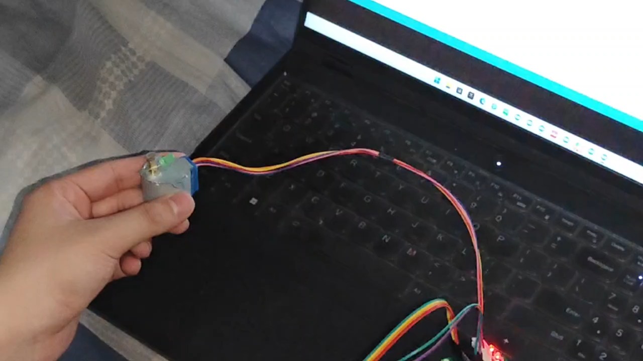 实验结果--Arduino编程控制步进电机转动