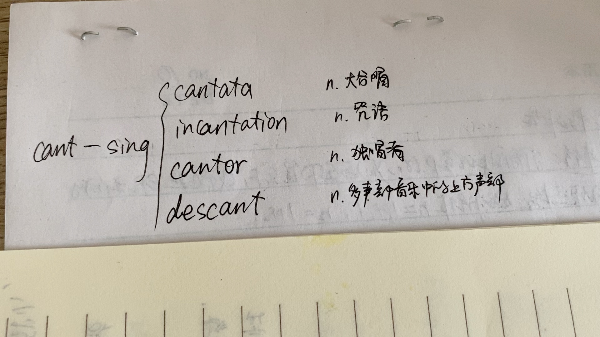 第一季 英语词根词缀 第八十八集cant