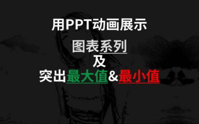 PPT 动画展示Excel图表-按系列突出最大值和最小值